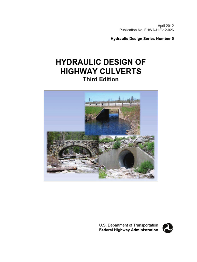 FHWA - Hydraulic Design of Highway Culverts | PDF | Discharge ...