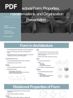 Solid and Void in Architectural Design | PDF | Space | Geometry