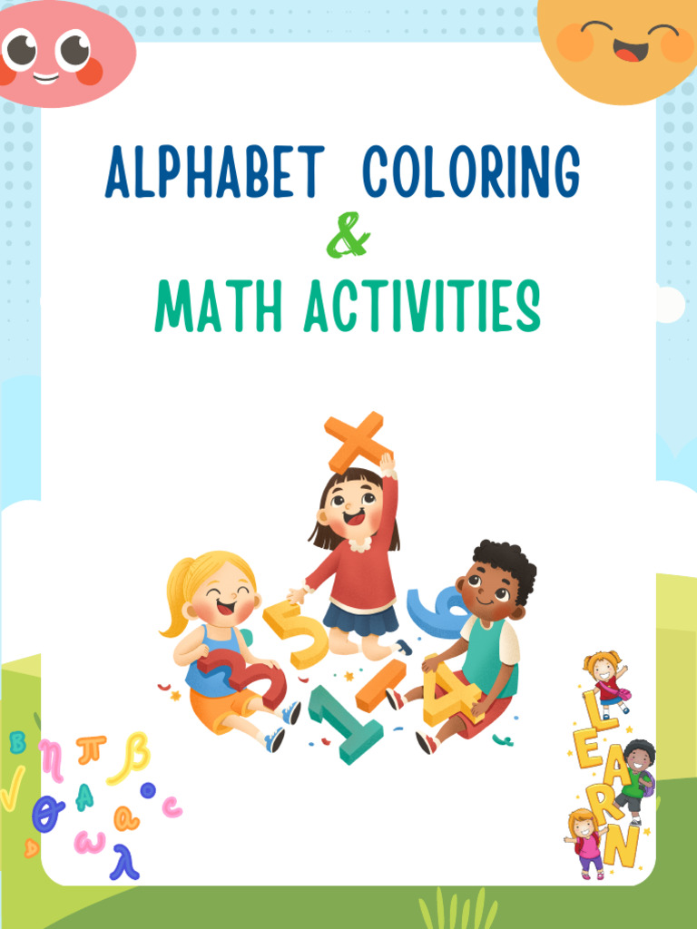 Alphabet to Math Activities for Kids 6 | PDF