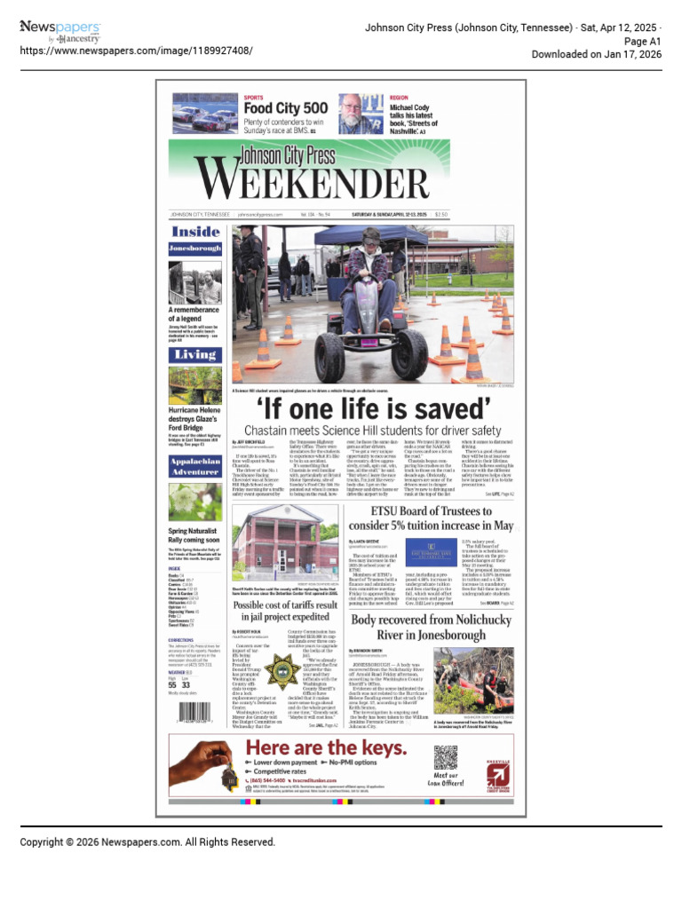 Johnson City Press 2025-04-12 A1 | PDF