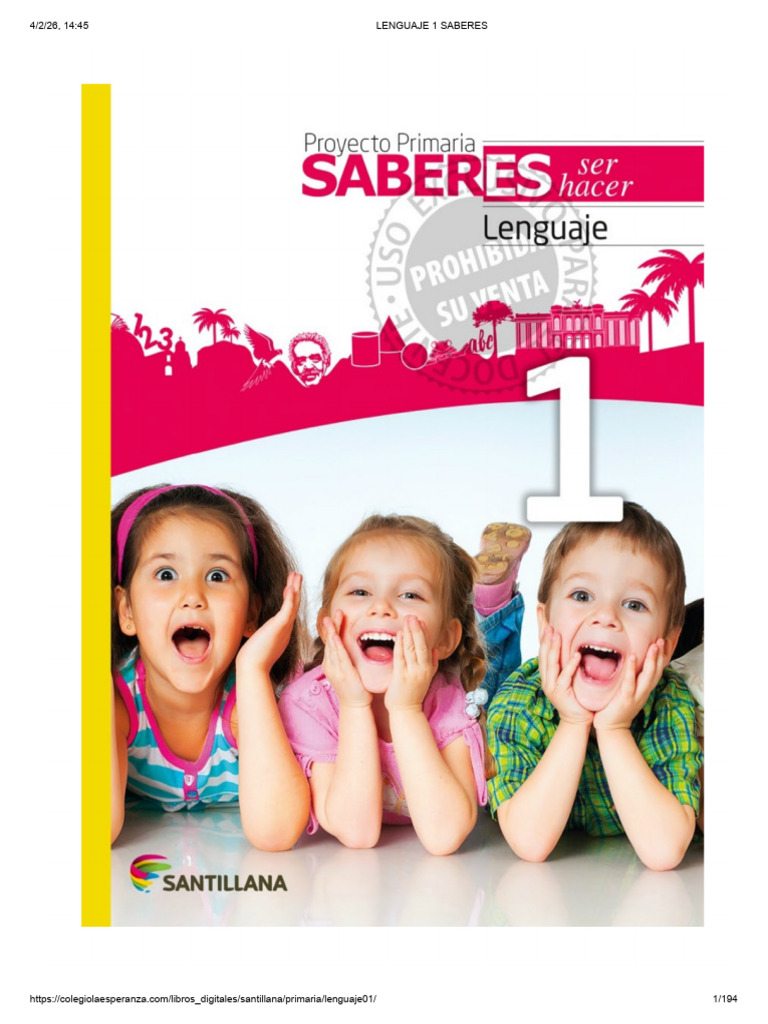 Lenguaje 1 Saberes | PDF
