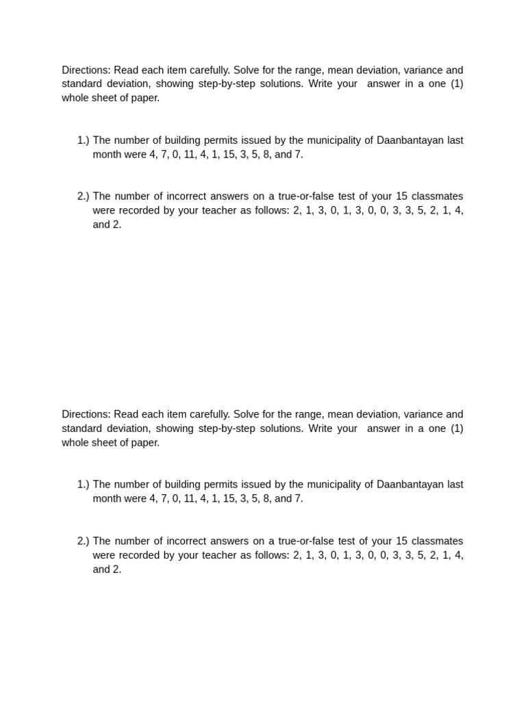 MATH8 ActivitySheet | PDF
