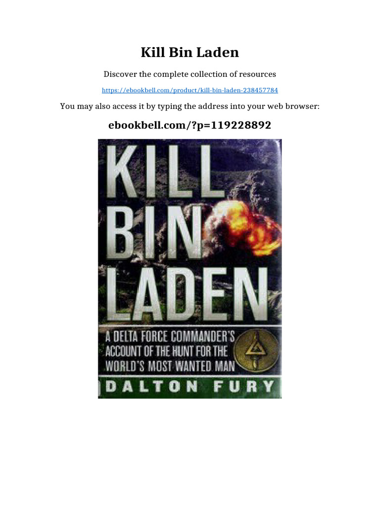Kill Bin Laden Ready to Read | PDF | Intellectual Property
