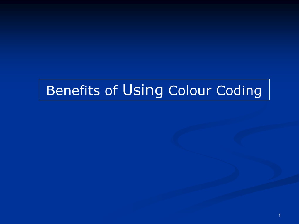Benefits of Colour Coding Systems | PDF