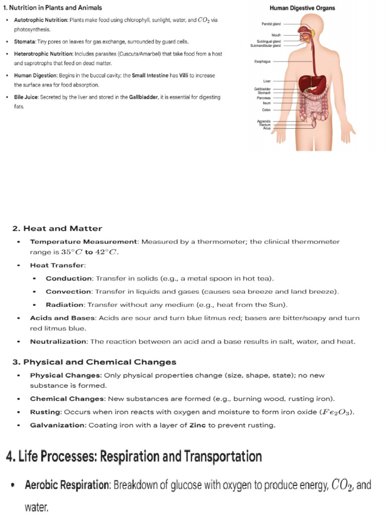 Class 7th Science | PDF