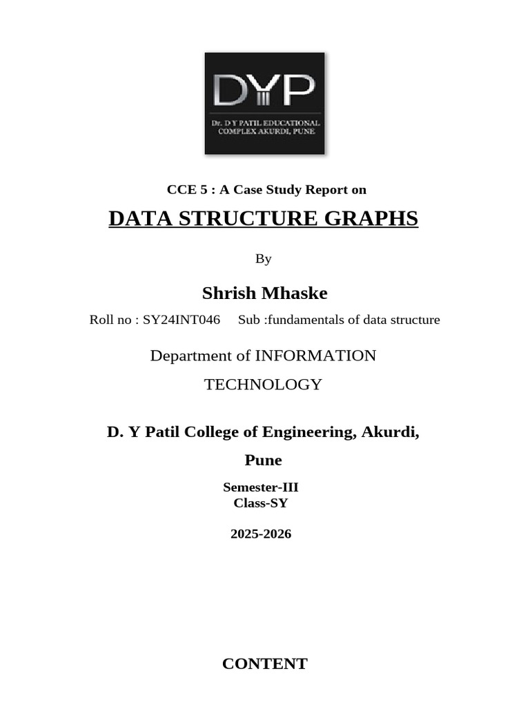 Case Study On Graphs | PDF | Graph Theory | Vertex (Graph Theory)