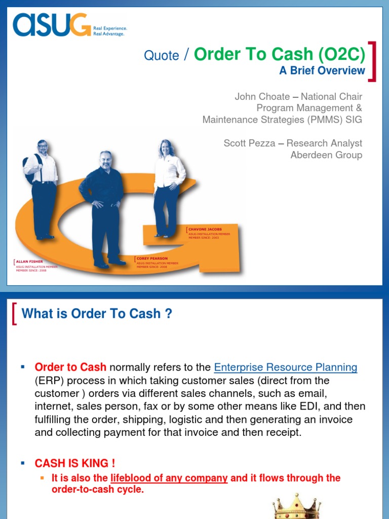 Order to Cash Process | Business Process | Enterprise Resource Planning