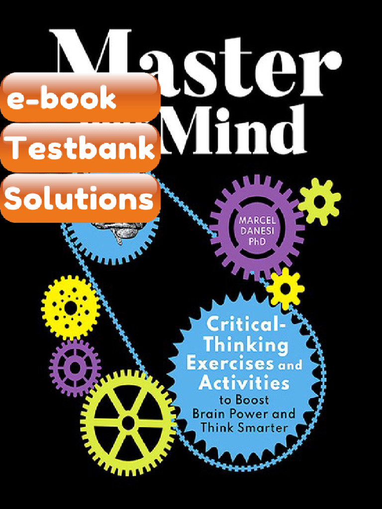 Master Your Mind CriticalThinking Exercises and Activities to Boost ...
