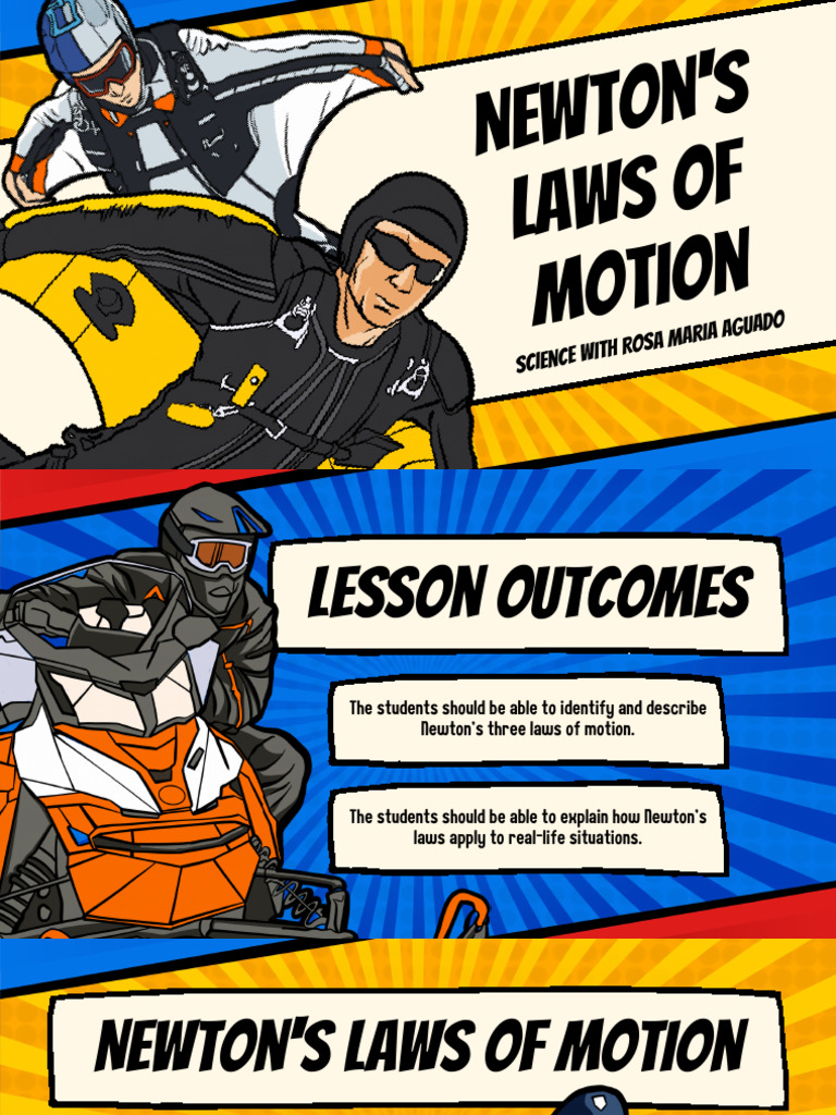 Newton's Laws of Motion Presentation | PDF | Force | Newton's Laws Of ...