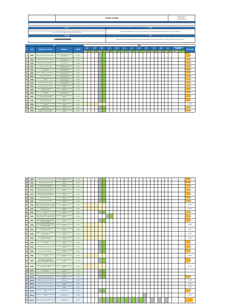 FO-SSTA-10 Plan Anual del SG-SSTA | PDF | Auditoría | Business