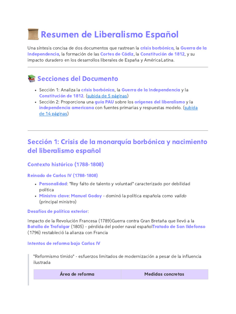 Spanish Liberalism_ Crisis, War, Constitution | PDF | España | Ciencias ...