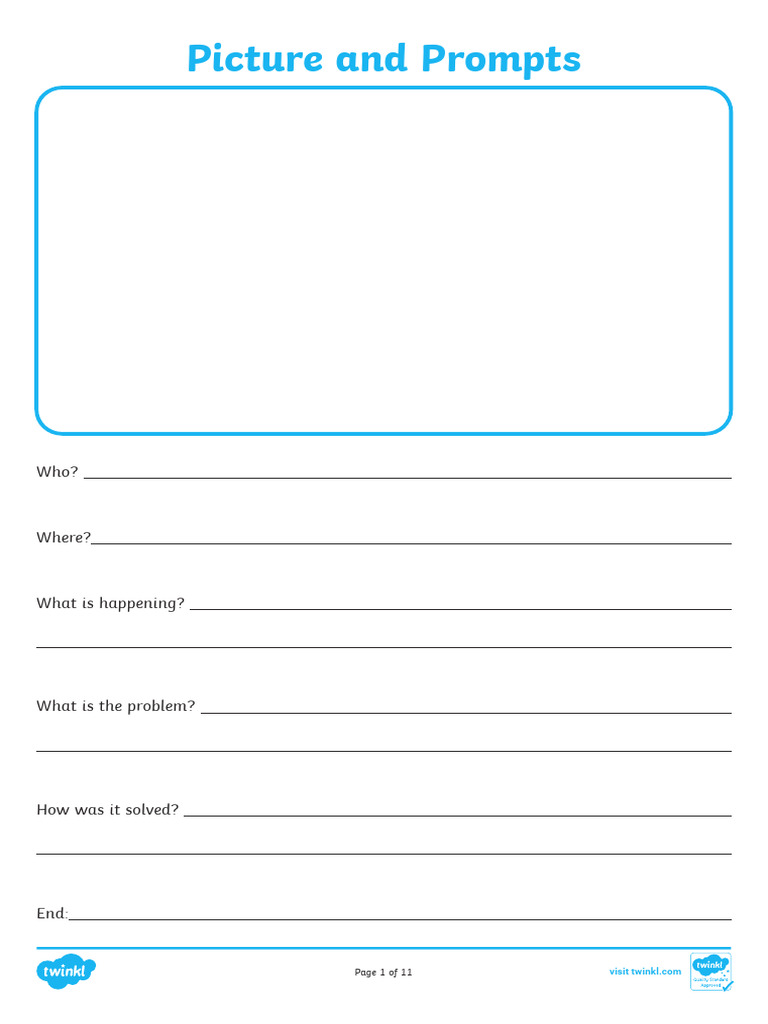 t Eal 18 Picture and Prompts Writing Template Summer Term Pack for ...