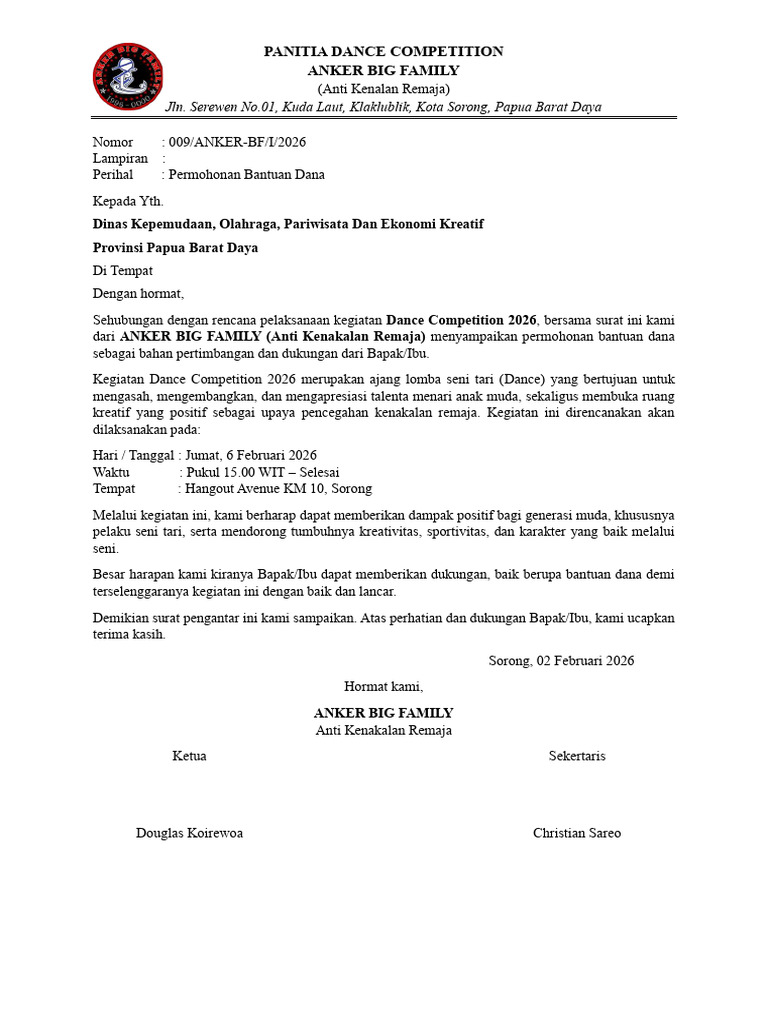 Surat Pengantar Dinas | PDF