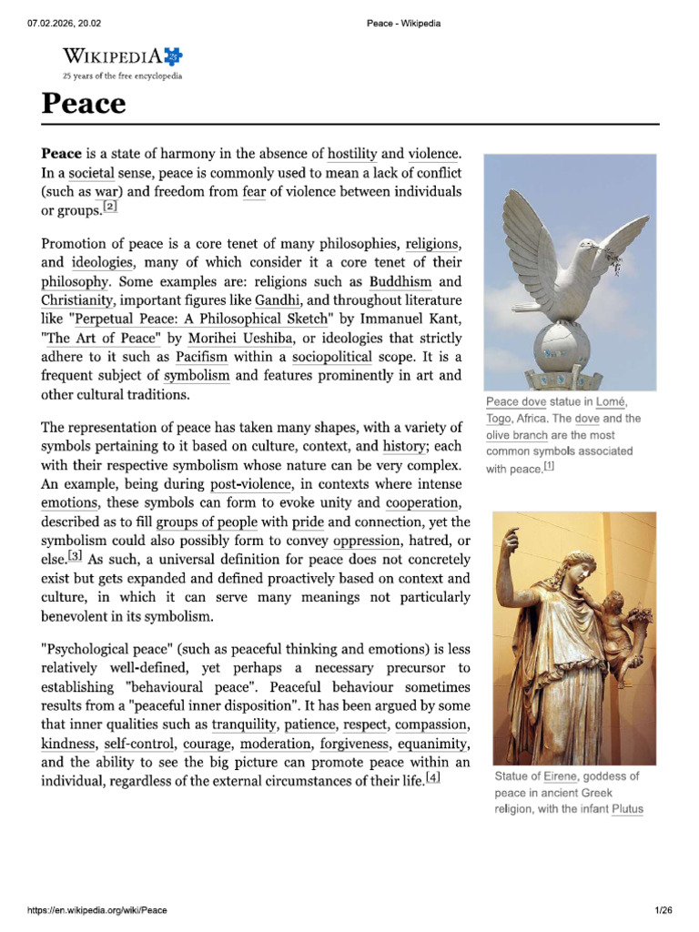 Peace | PDF