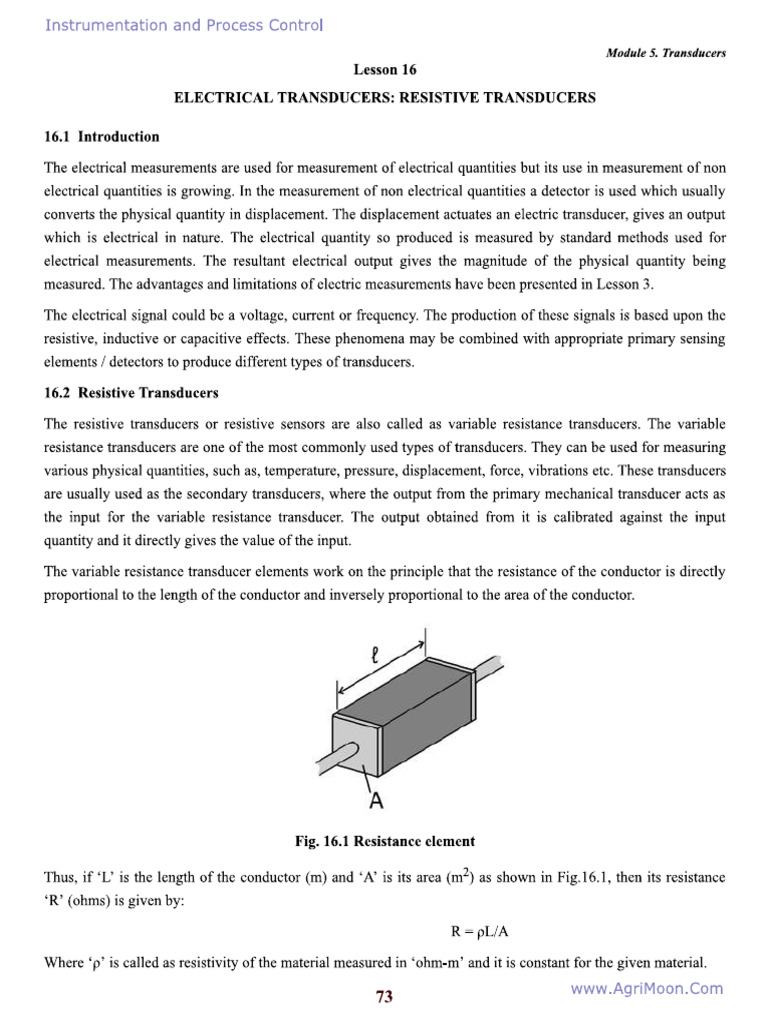 Electrical Transducers | PDF