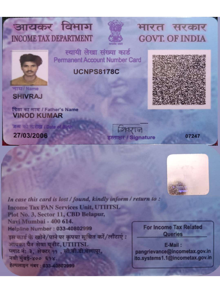 Pan Card | PDF
