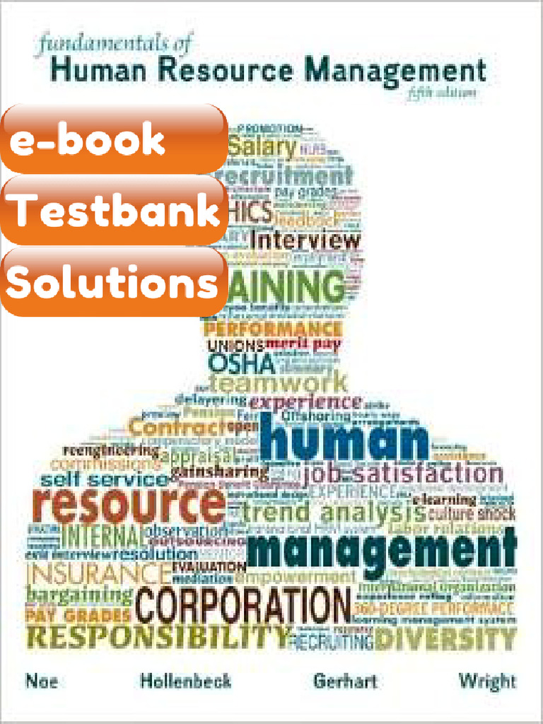 eBook & Testbank Fundamentals of Human Resource Management 5th Edition ...