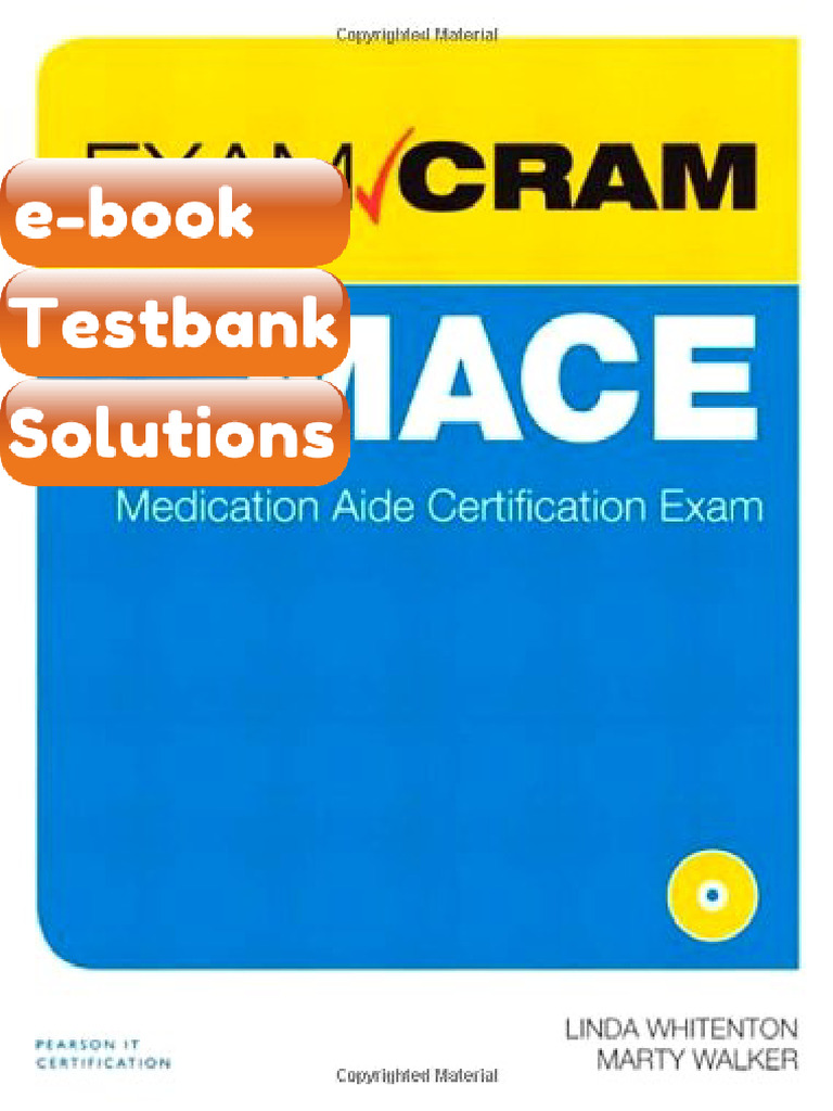 eBook & Testbank MACE Exam Cram Medication Aide Certification Exam ...