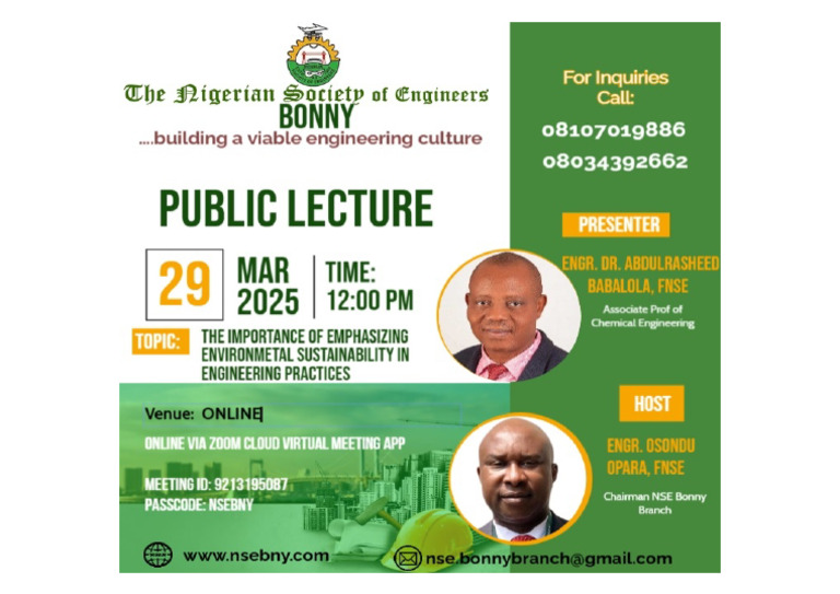 Flyer for 29th March, 2025 Public Lecture | PDF