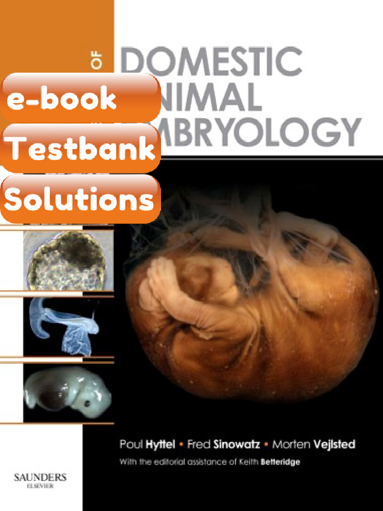 Essentials of Domestic Animal Embryology W B Saunders Company eBook ...