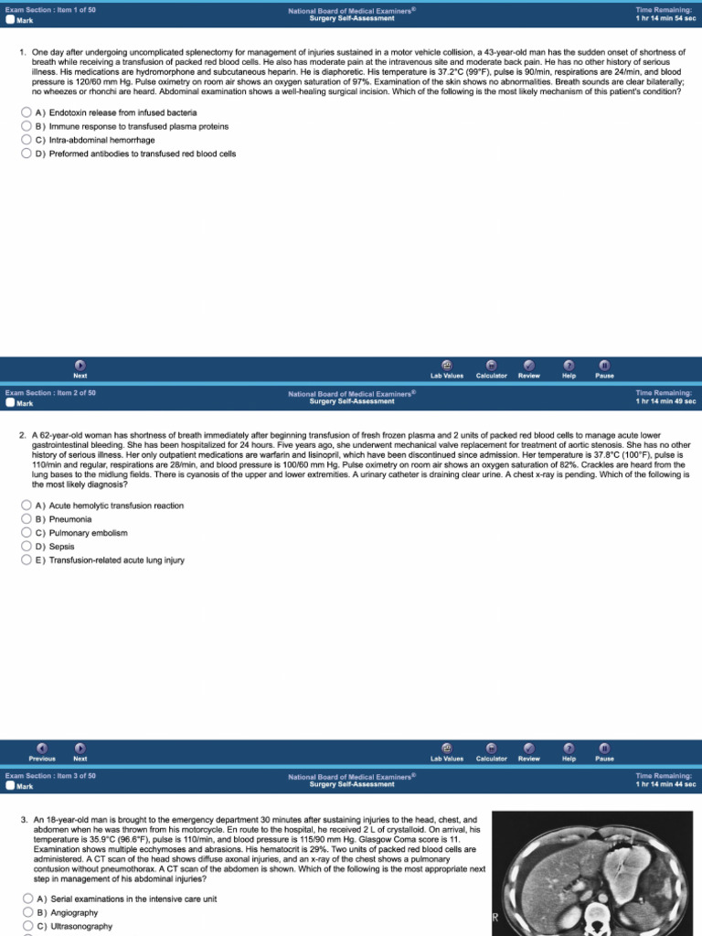 Surgery 8 - Questions 2 | PDF