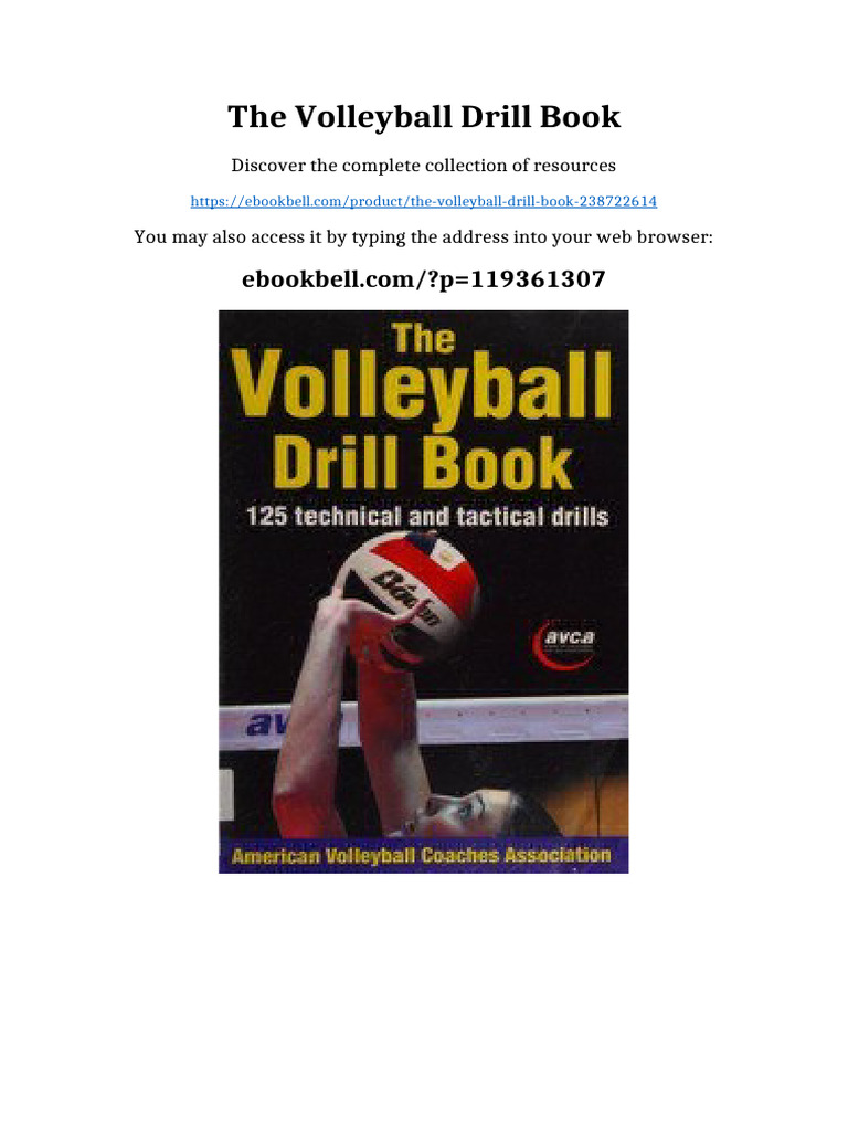 The Volleyball Drill Book Full Digital Chapters | PDF | Dream | Utopia