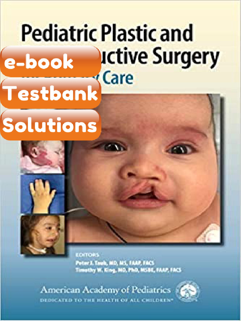 Pediatric Plastic and Reconstructive Surgery for Primary Care by ...