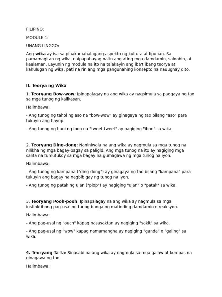 Filipino Review Exam | PDF