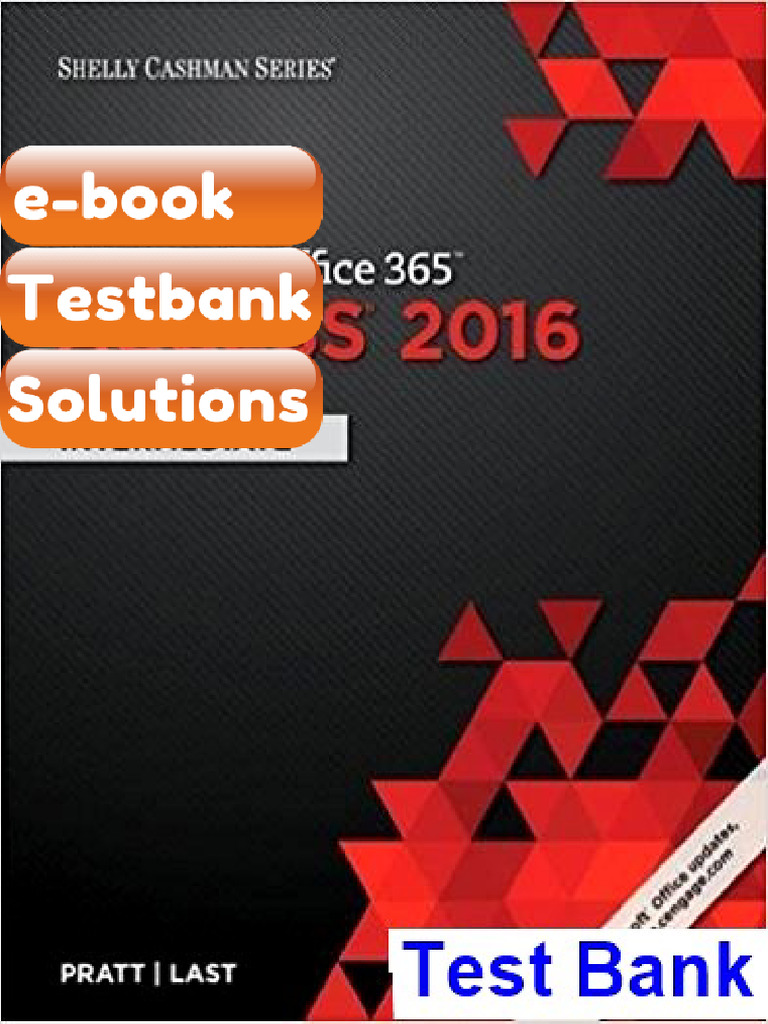 Shelly Cashman Series Microsoft Office 365 and Access 2016 Intermediate ...