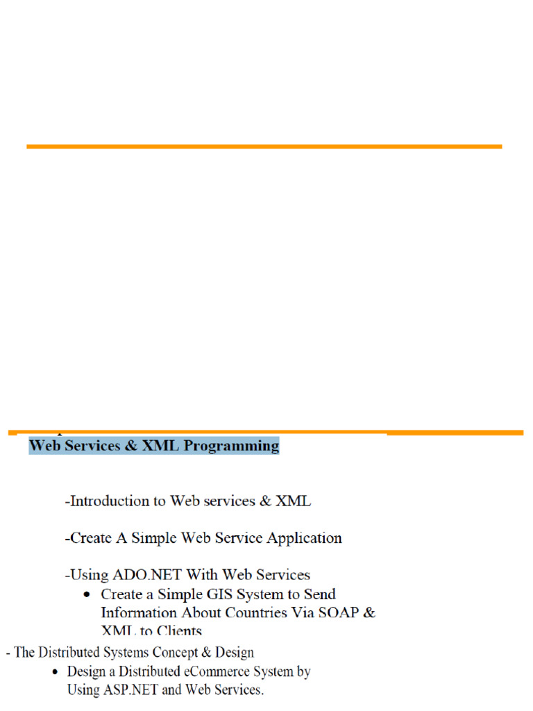 المحاضرة العاشرة العميل والخادم | PDF | Web Service | Systems Architecture