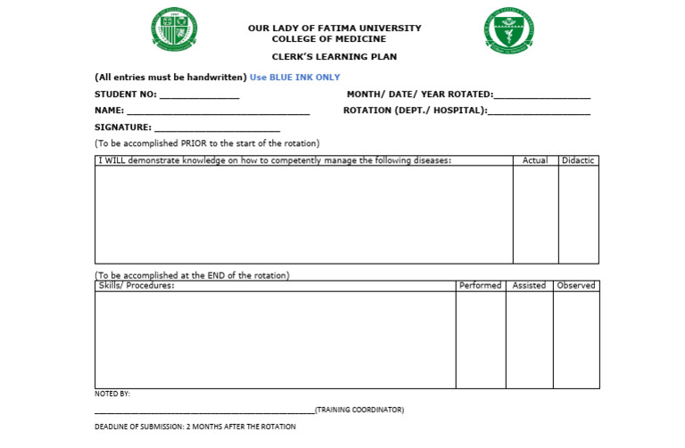 Learning Plan Form-Revised Form-JUNE 2024 | PDF