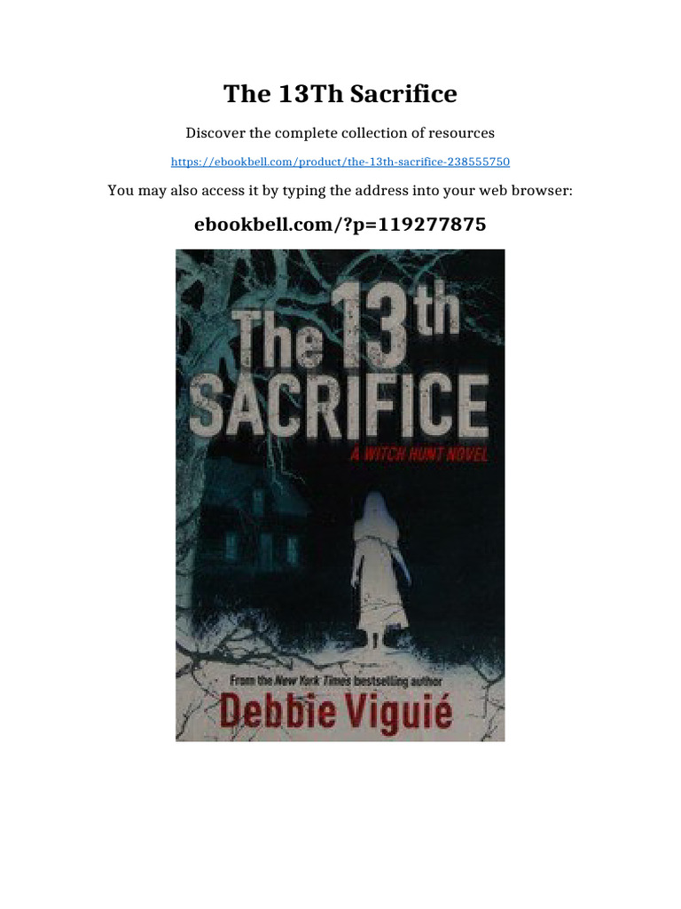 The 13th Sacrifice Newest Edition 2025 | PDF | Vocabulary | Reading ...