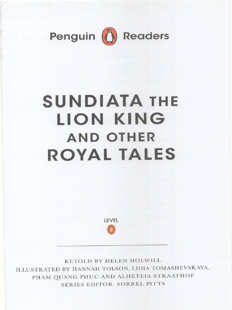 Sundiata The Lion King and Other Royal Tales - Penguin Readers Level 2 ...