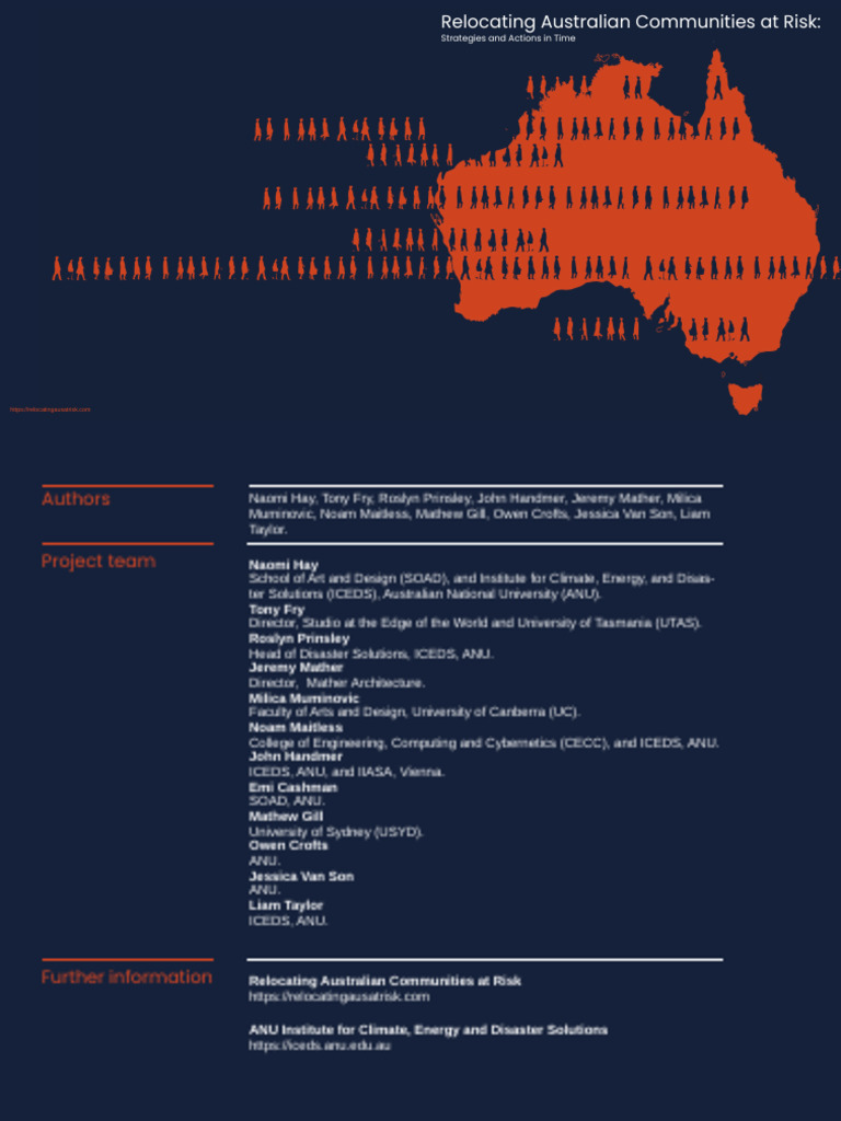 Tony Fry_Relocation Issues Paper | PDF | Sea Level Rise | Climate Change