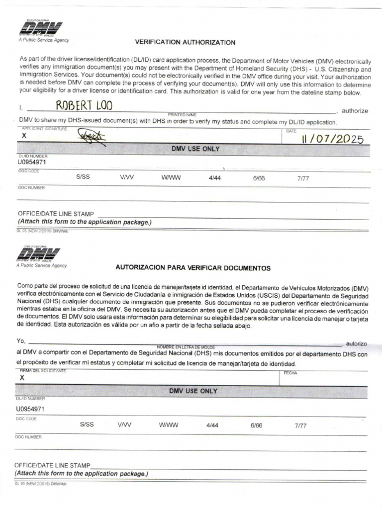 DMV | PDF
