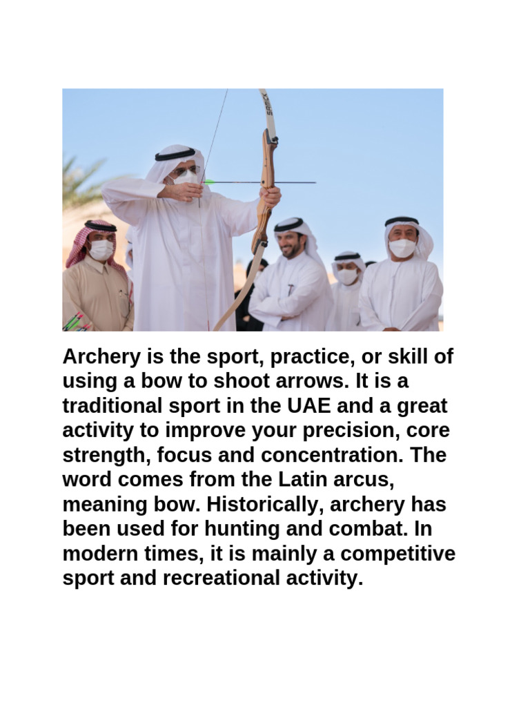 Archery Is The Sport | PDF
