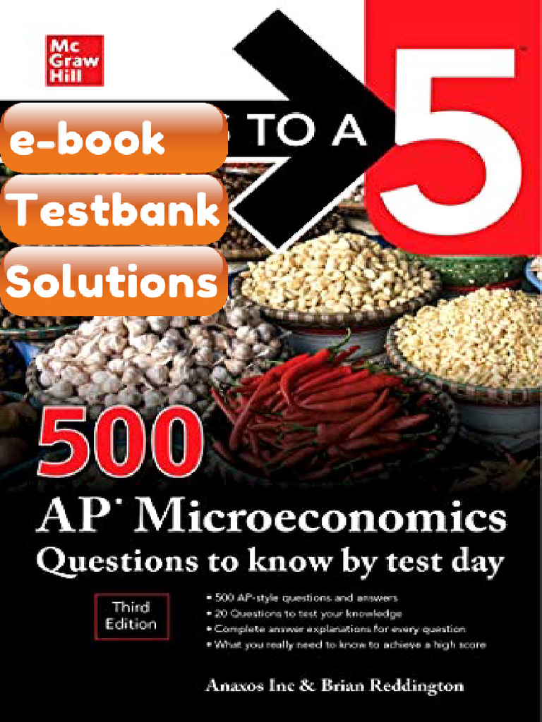 Ebook & Testbank 5 Steps To 5 500 AP Microeconomics Questions To Know ...