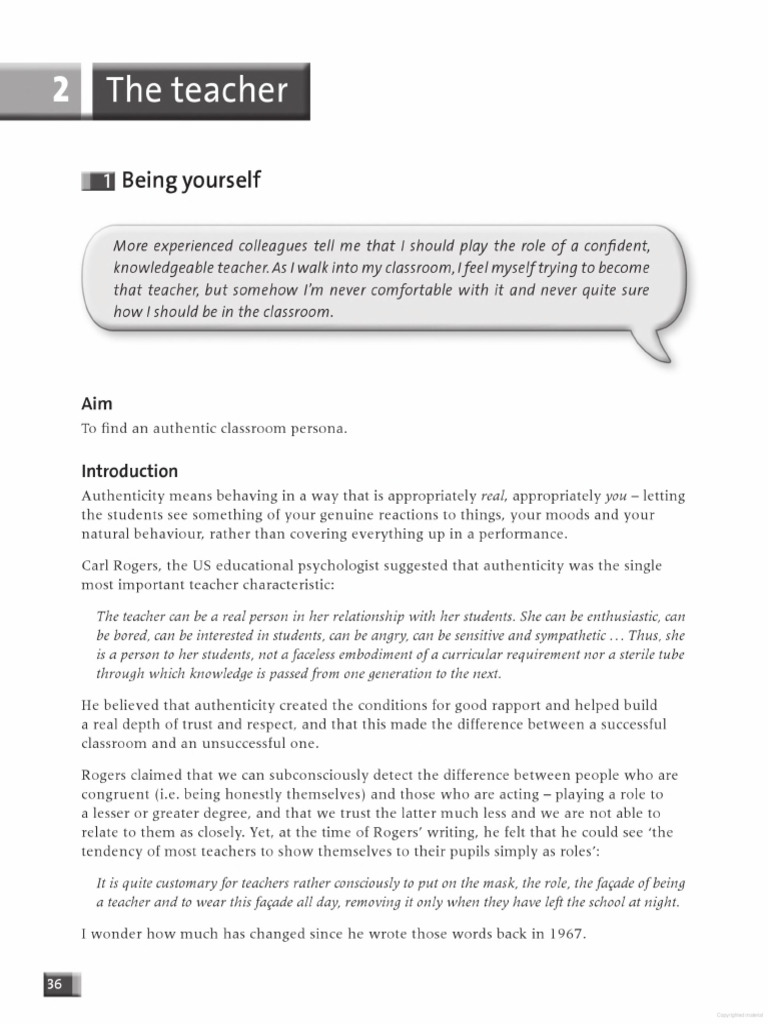 Module 1 - The Teacher | PDF