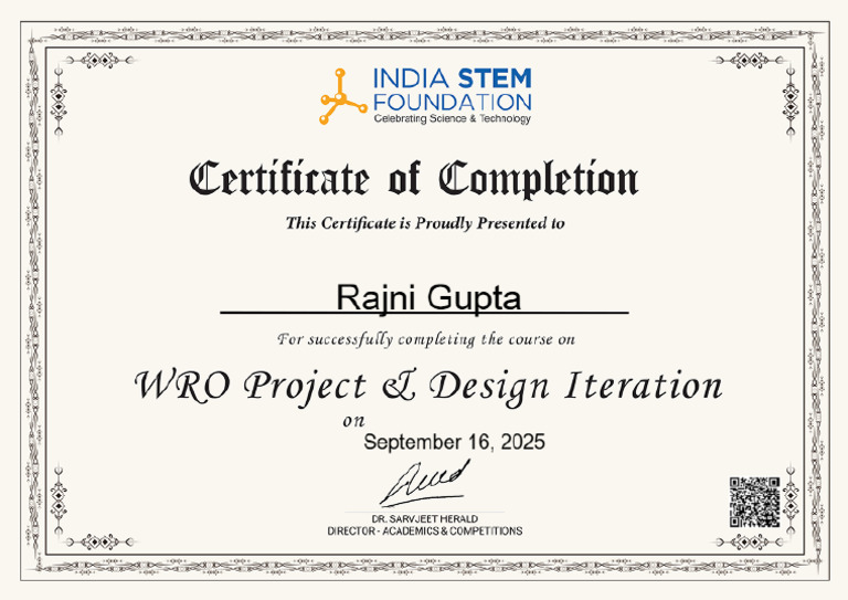 Wro Project and Design | PDF