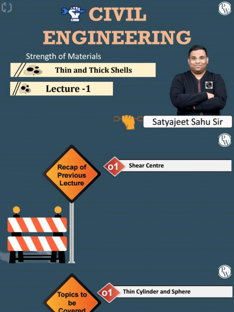 Thin and Thick Shells 01 _ Class Notes(by Satyajeet Sir) | PDF