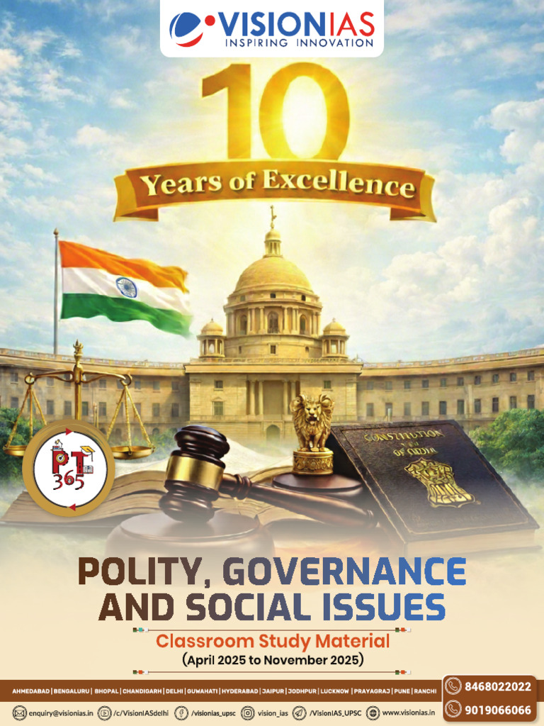 Polity, Governance and Social Issues (Apr 2025 - Nov 2025) | PDF ...