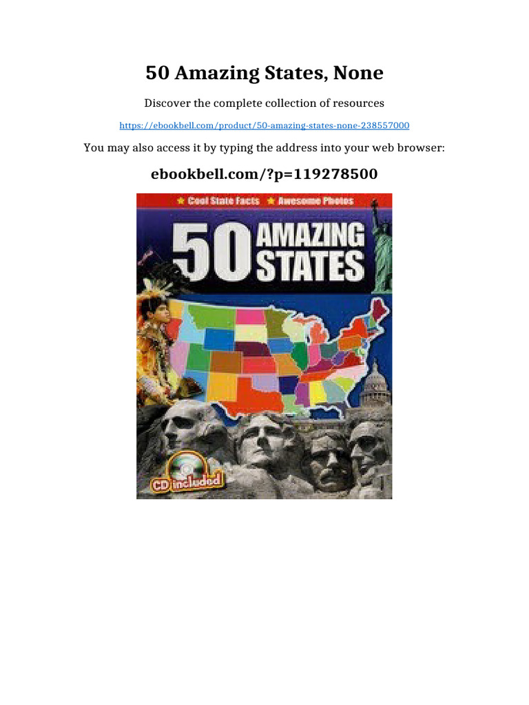 50 amazing states, None available any format | PDF | Intellectual ...