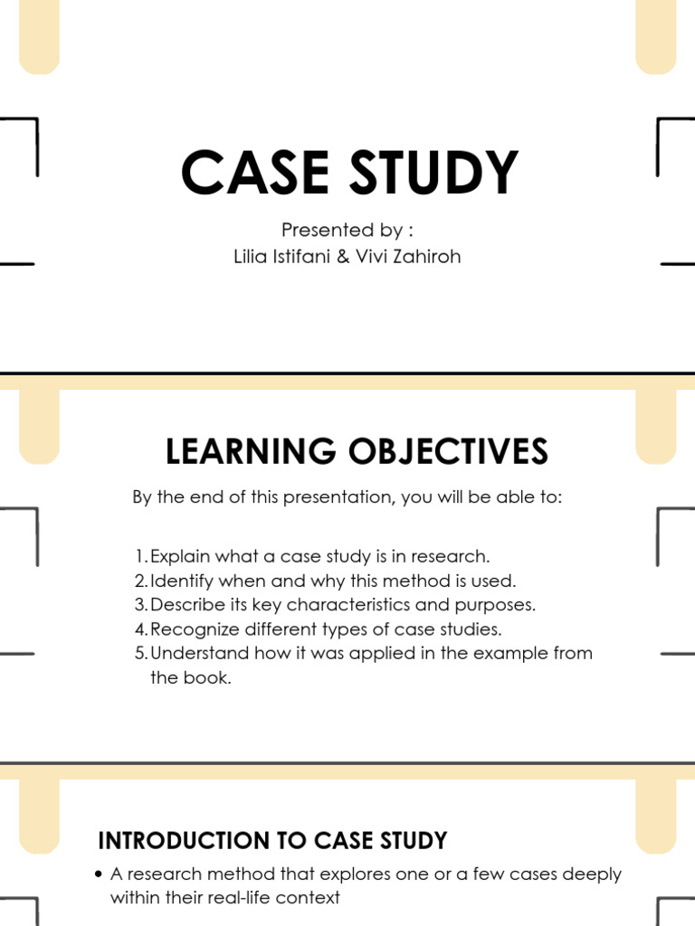 Case Study in Research Methods | PDF