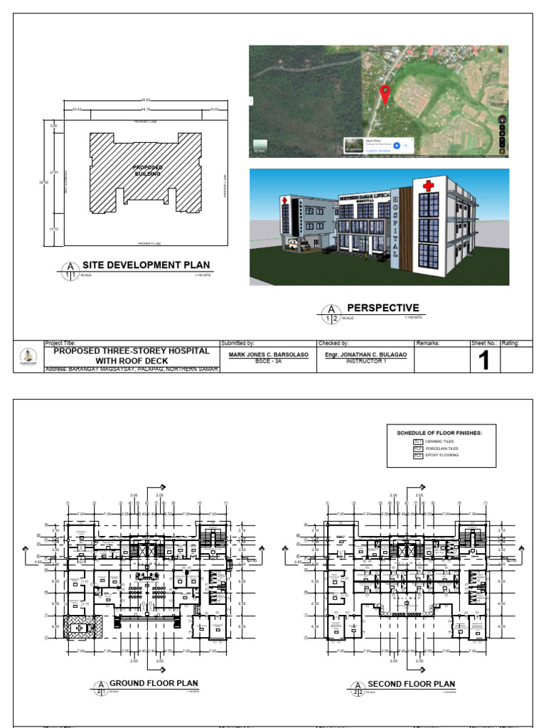 Archi Plan Hospital | PDF | Intensive Care Unit | Public Toilet