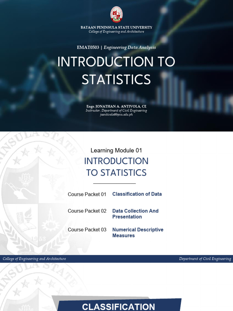 LM01 - Introduction To Statistics | PDF | Sampling (Statistics ...