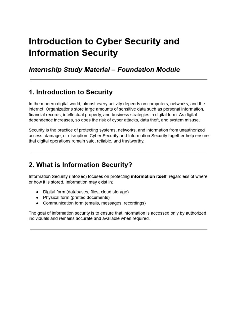 Fundamentals of Cyber Security | PDF | Information Security | Security