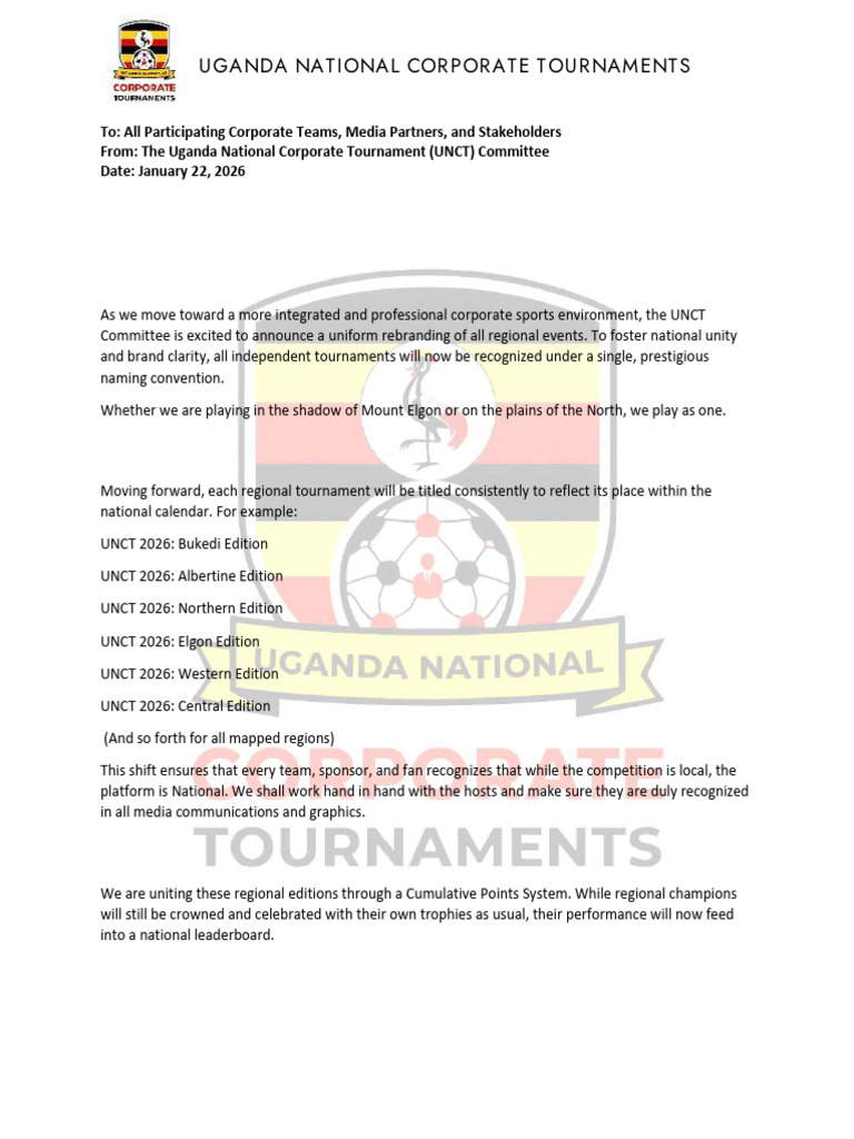 UNCT - National Format Explained | PDF | Business