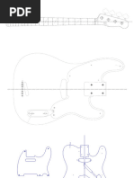 Telecaster Custom Plans and Templates | PDF | Musical Instruments | Guitars