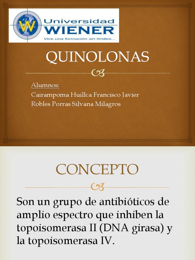 Historia y Uso de las Quinolonas | PDF | Antibióticos | Microbiología