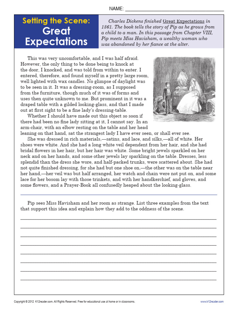 Gr9-10 Great Expectations | PDF | Great Expectations | Clothing